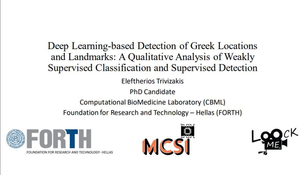 LoockMe: Deep Learning-based Detection of Greek Locations and Landmarks: A Qualitative Analysis ...